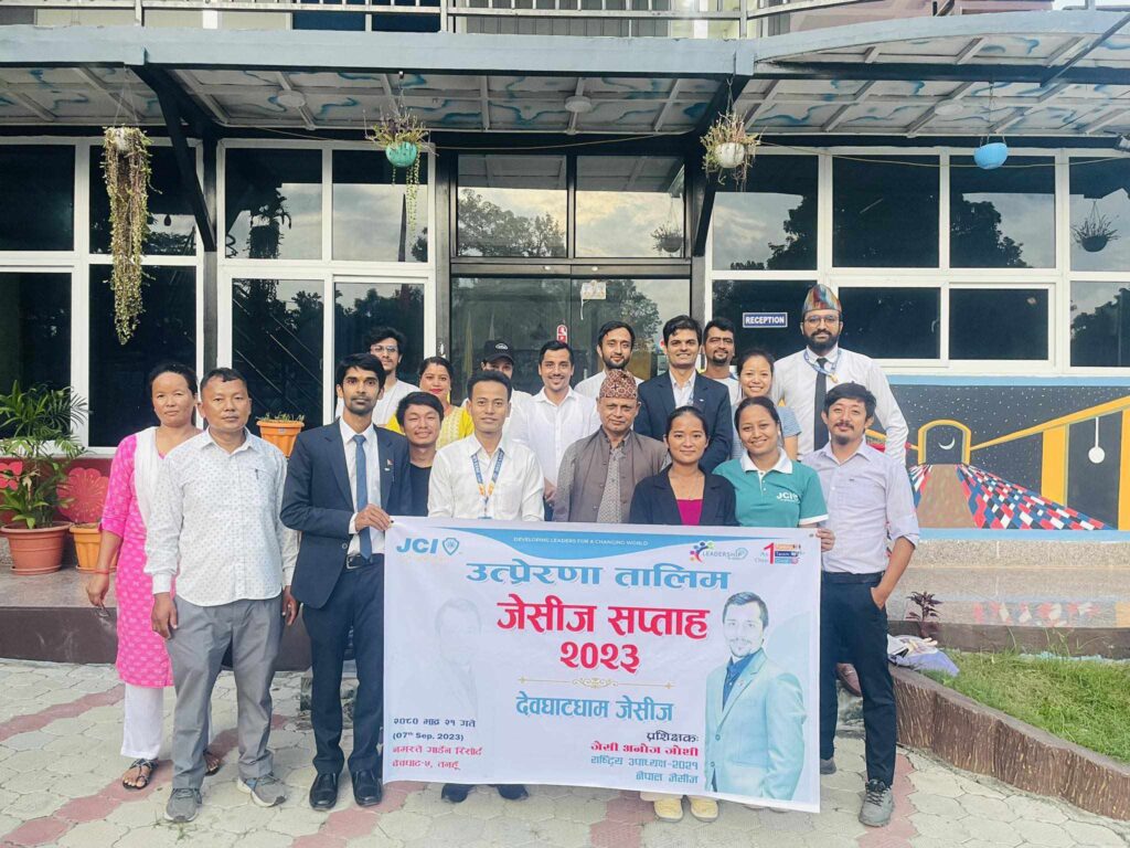 देवघाटधाम जेसीज सप्ताहः दोश्रो दिन उत्प्रेरणा तालिम